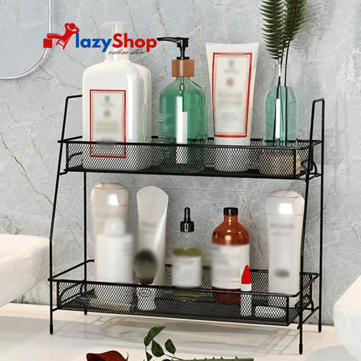 Multi Functional 2 Layer Rack Metal – The Lazy Shop