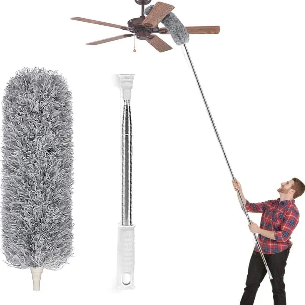 Extendable Feather Duster Microfiber Long Mop – The Lazy Shop